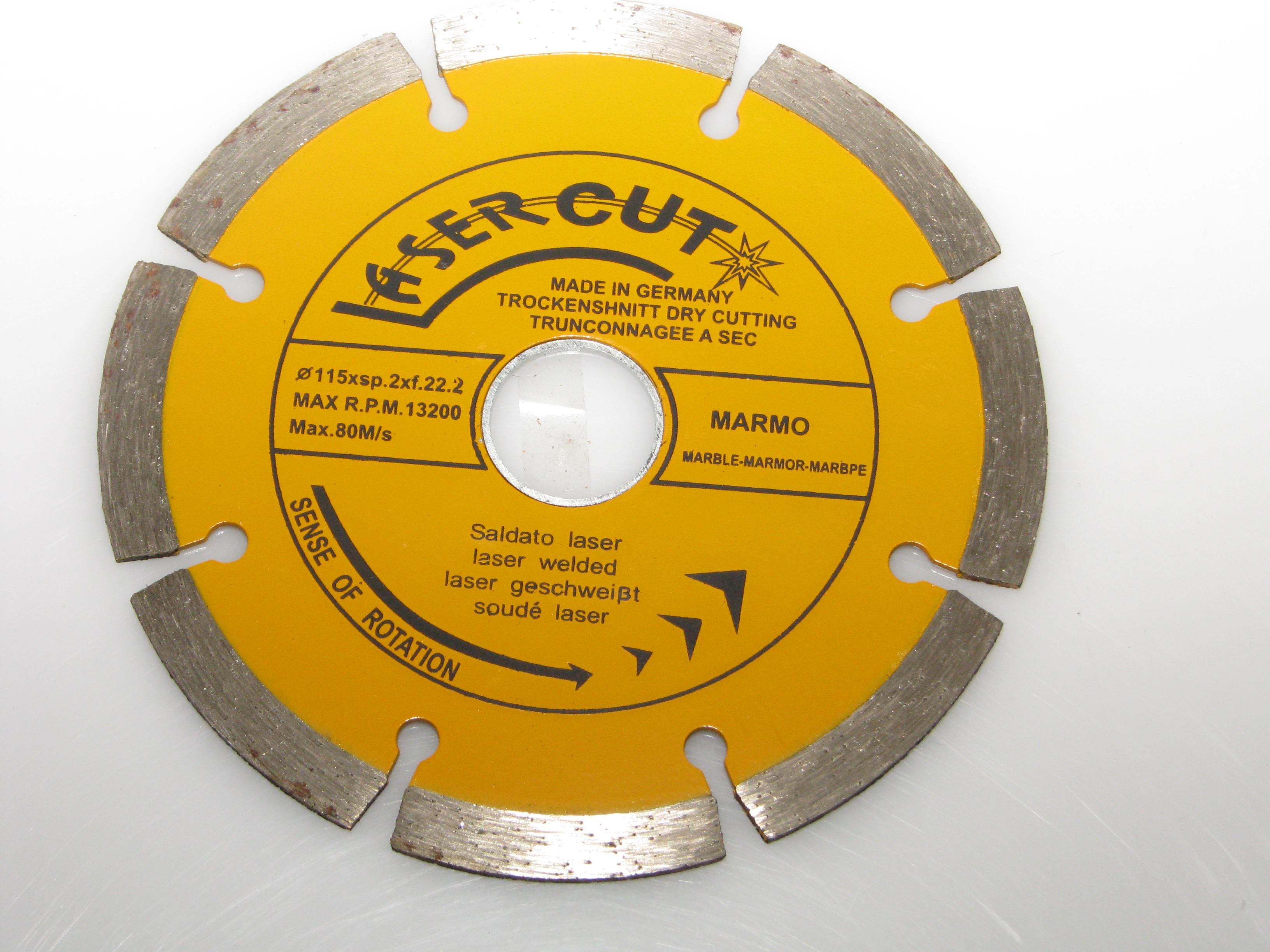 Laser Diamond Cutting Blade | Devsons Industries Ltd - Safety & Tools